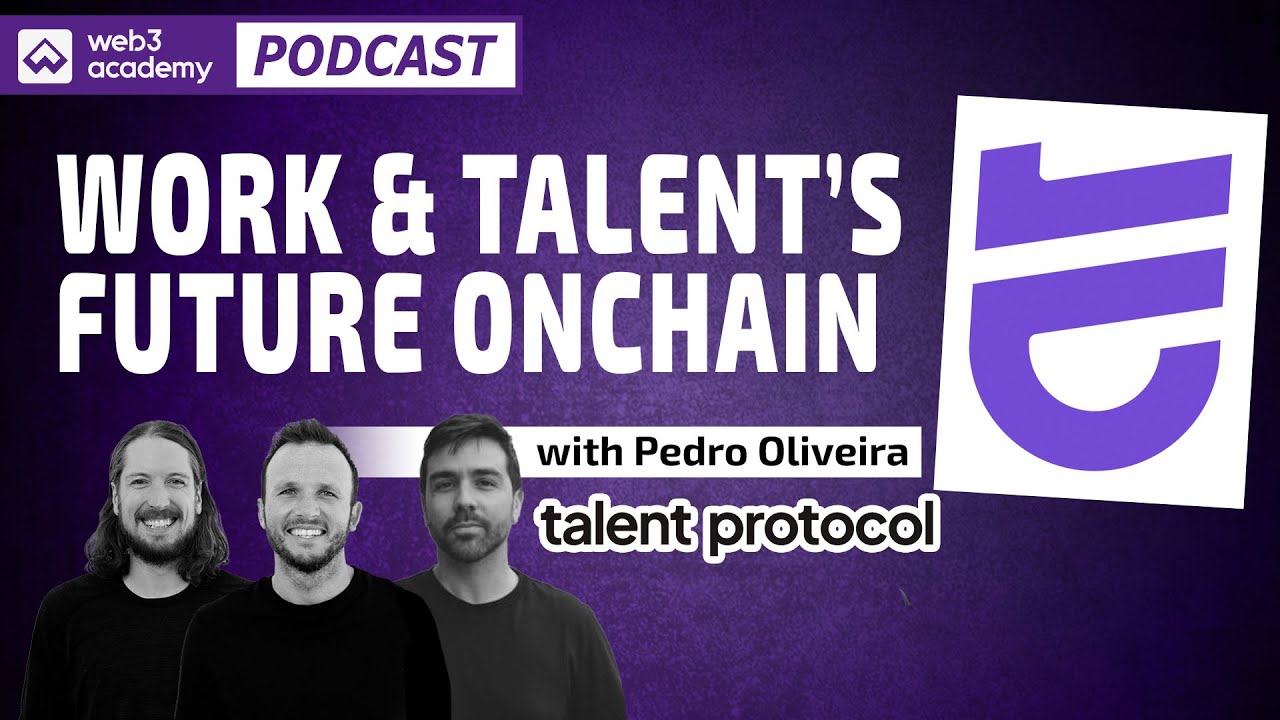 The Future of Work is Onchain | Pedro Oliveira @ Talent Protocol - YouTube