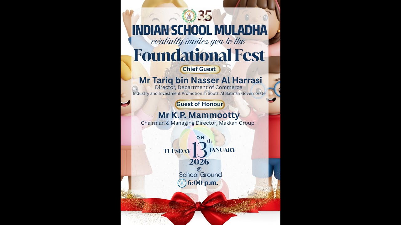 INDIAN SCHOOL MULADHA --- FOUNDATIONAL FEST 2025 - YouTube