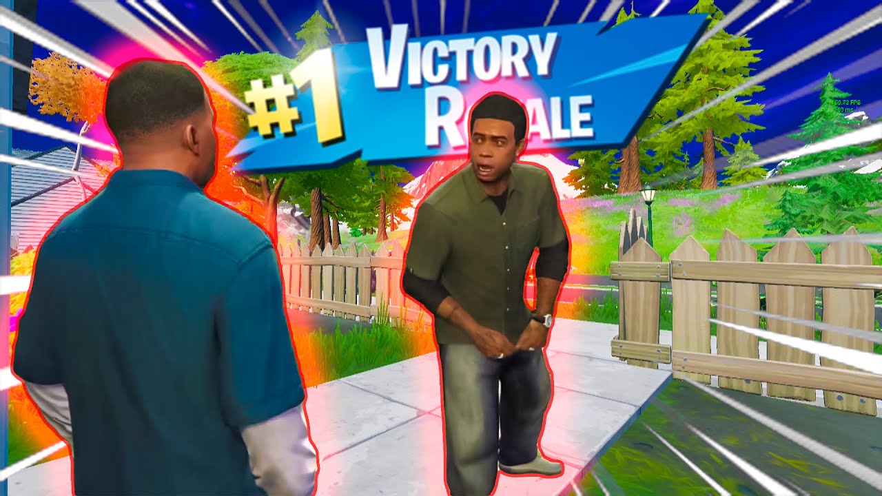 Lamar Roasts Franklin , But in Fortnite - YouTube