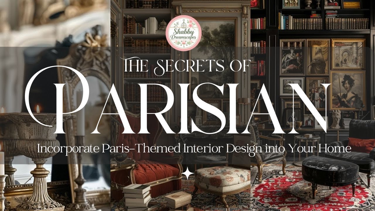 💐 The Secrets of Parisian Elegance: Incorporate Paris-Themed Interior ...
