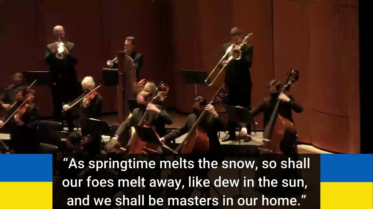 The Ukrainian National Anthem (with lyrics), performed by the Fort ...