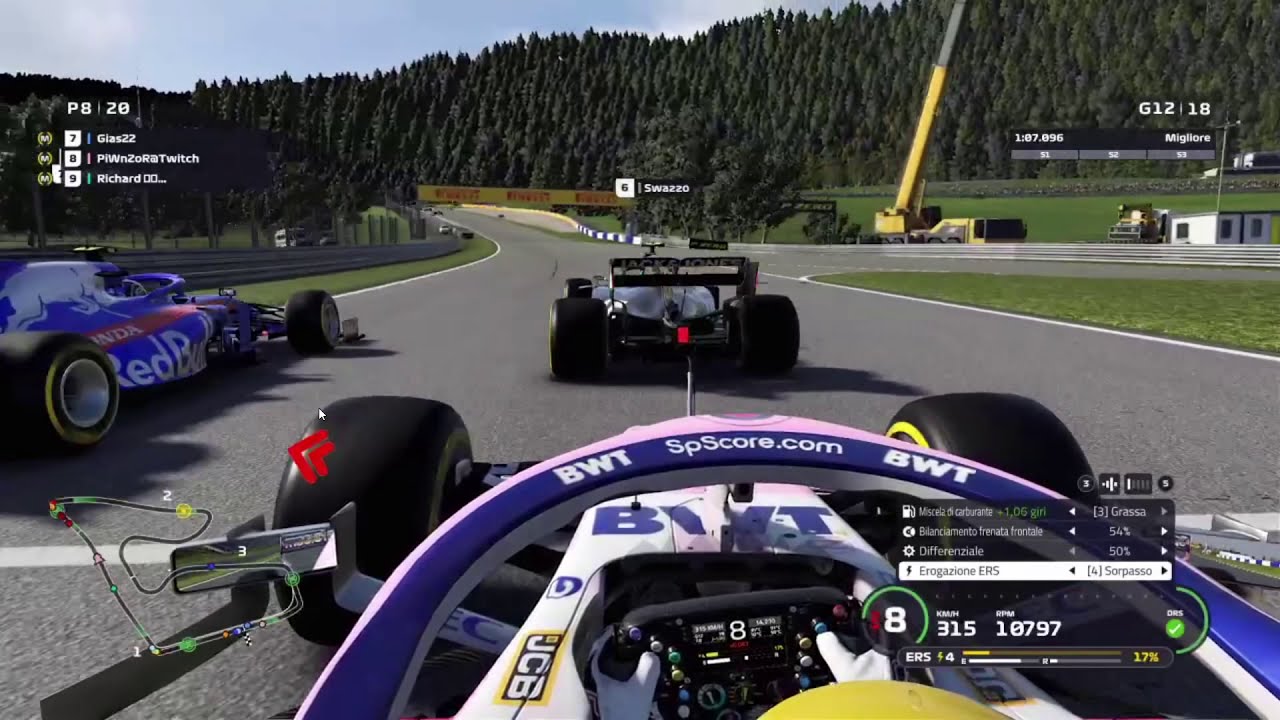 Grid Rivals Racing | Sorpasso su Toro Rosso e Haas - YouTube