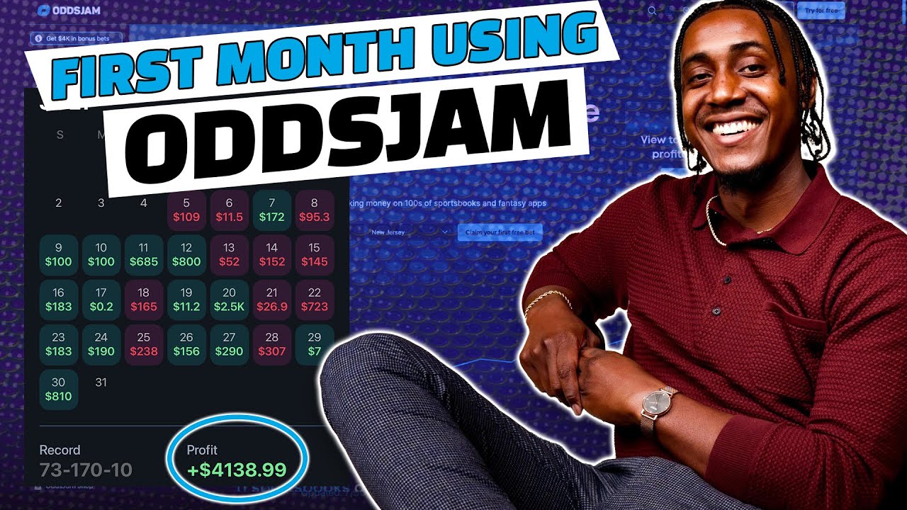 I tried OddsJam for 1 month and YOU WON'T BELIEVE the Results! - YouTube
