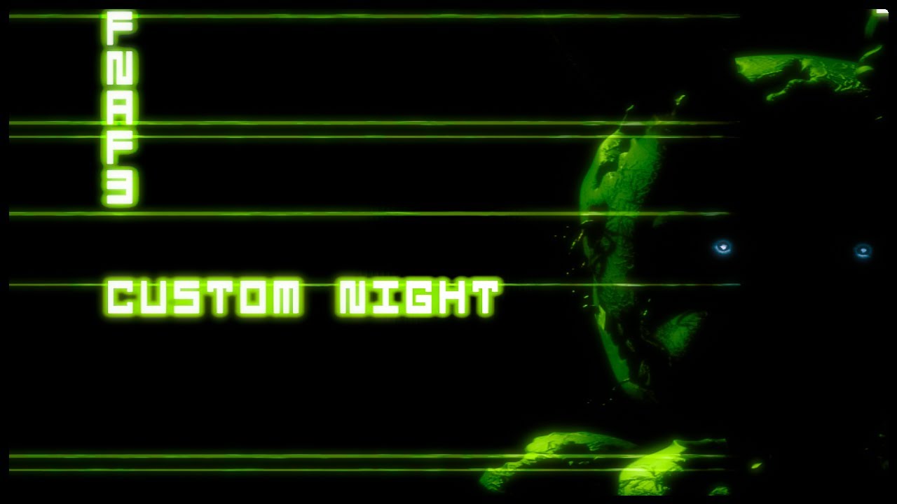 Five Nights at Freddy's 3 Custom Night Full Game. (Jogo Completo) #fnaf ...