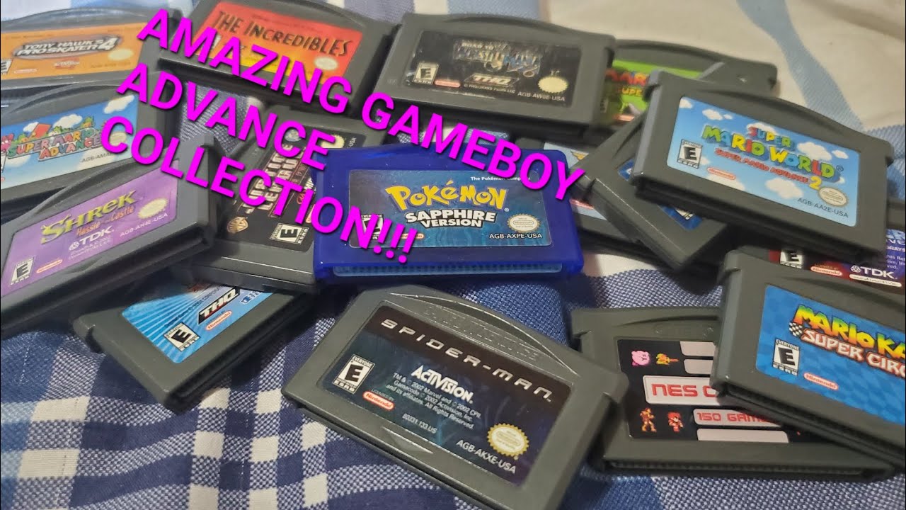 My GBA Collection! (Gameboy Advance games) July 10th 2024 - YouTube