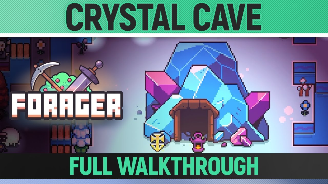 Forager - Crystal Cave - How to solve - YouTube