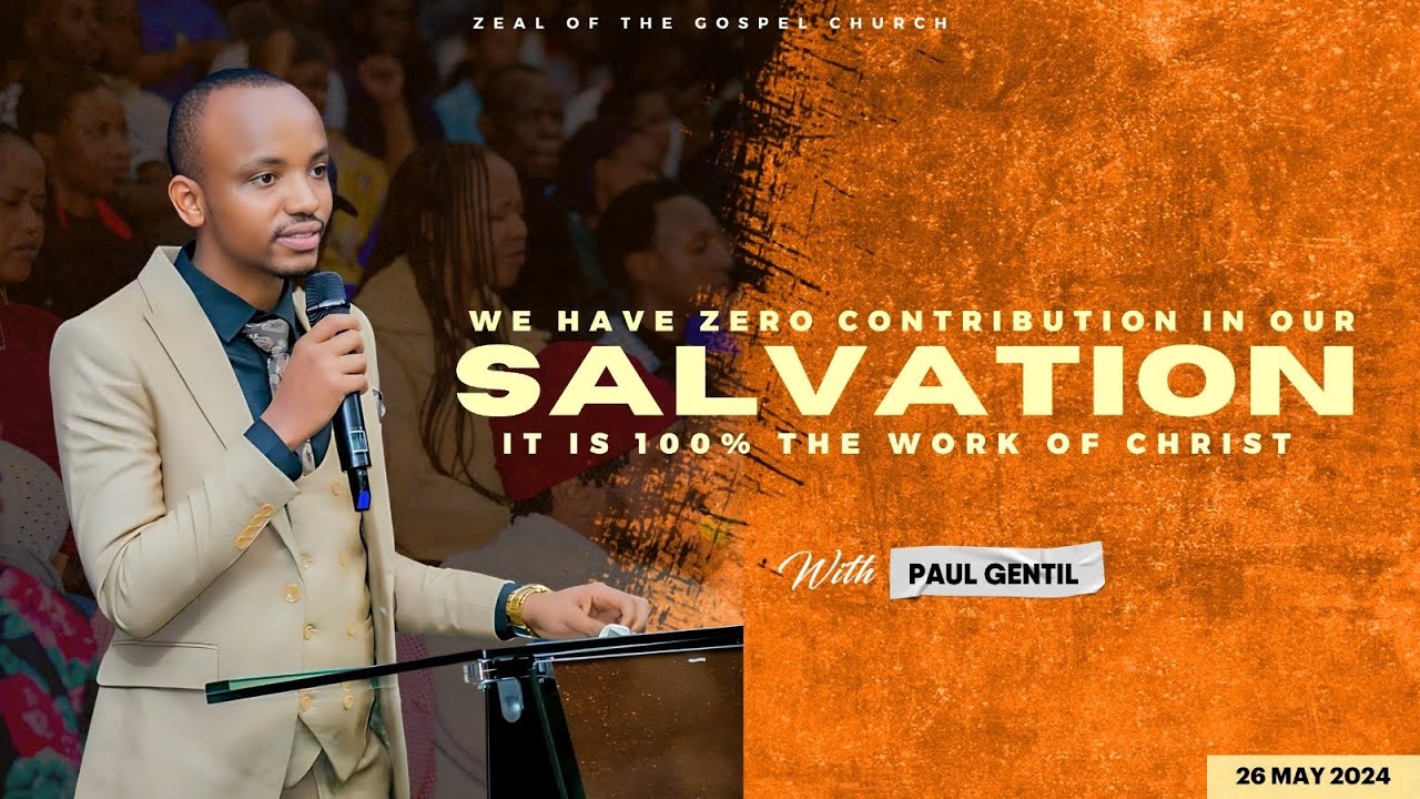We have zero contribution in our Salvation/ It is 100% the work of ...