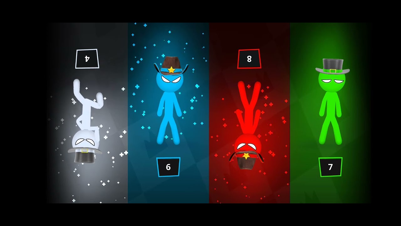 funny stick man party game - YouTube
