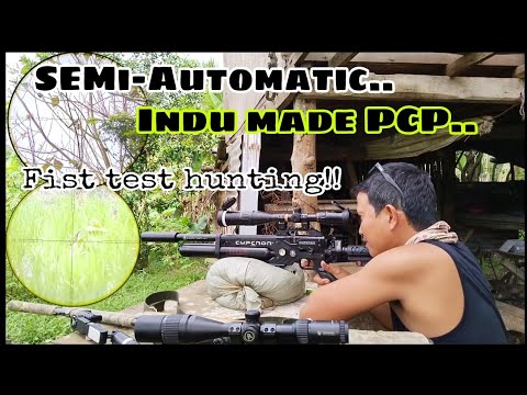 SEMi-Automatic Indonesian PCP First Test hunting!! #outdooradventure #airgunhunting #hunting #birds 