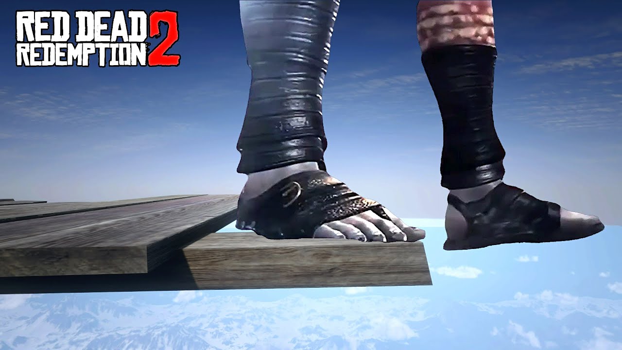 Your First jump from the highest point in RDR2 be like - YouTube