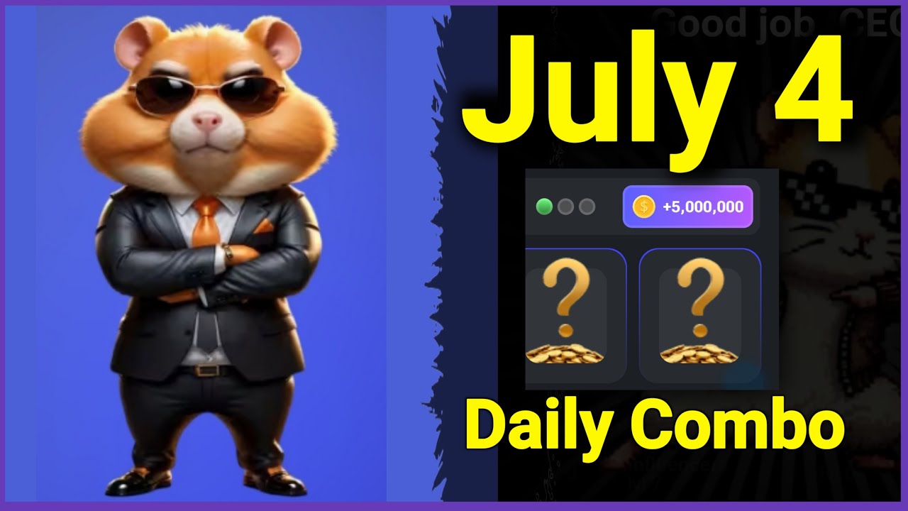 4 July Daily Combo Card Hamster Kombat Today - YouTube