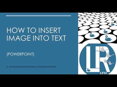 How to Insert an Image into Text - YouTube