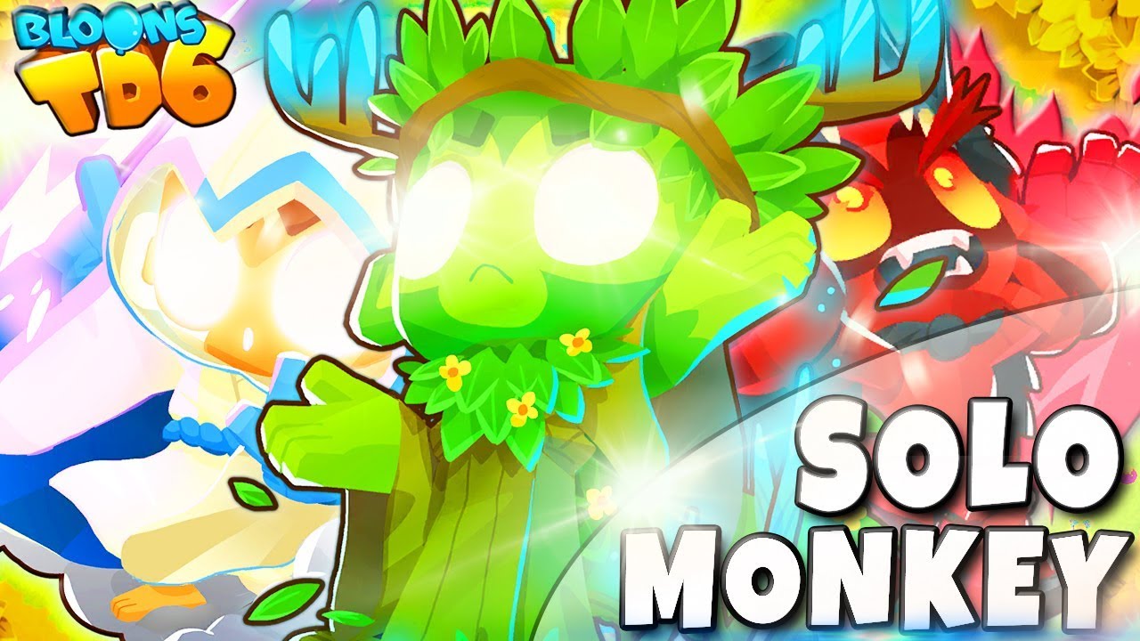 Solo Monkey | Druid | Bloons TD6 PL - YouTube