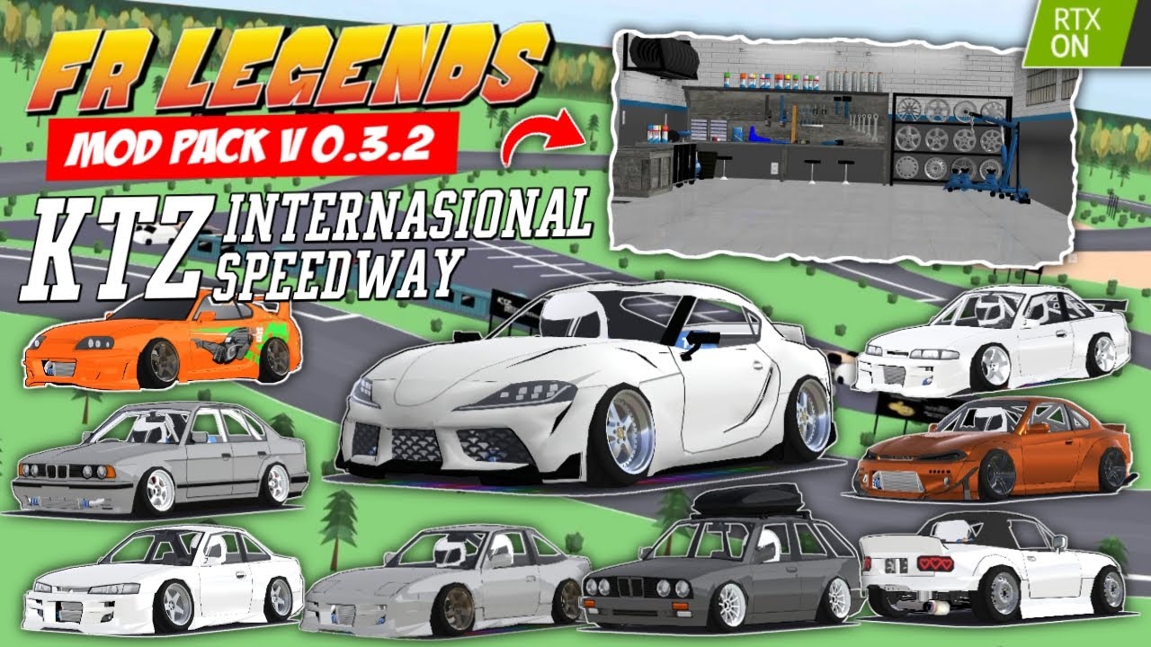 FR LEGENDS MOD PACK V 0.3.2 | KTZ INTERNASIONAL SPEEDWAY | SUPRA MK5 ...