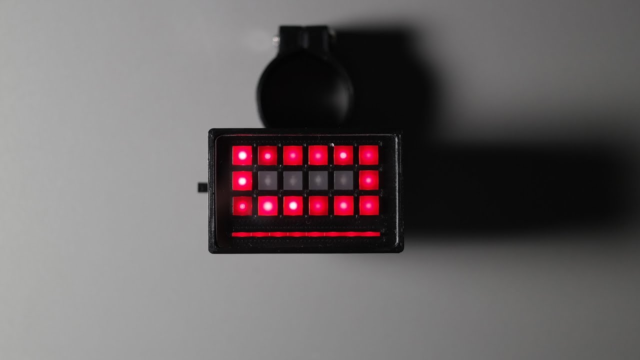 [ENG Sub] Making pixel style bicycle tail lamp | 3D printer project ...