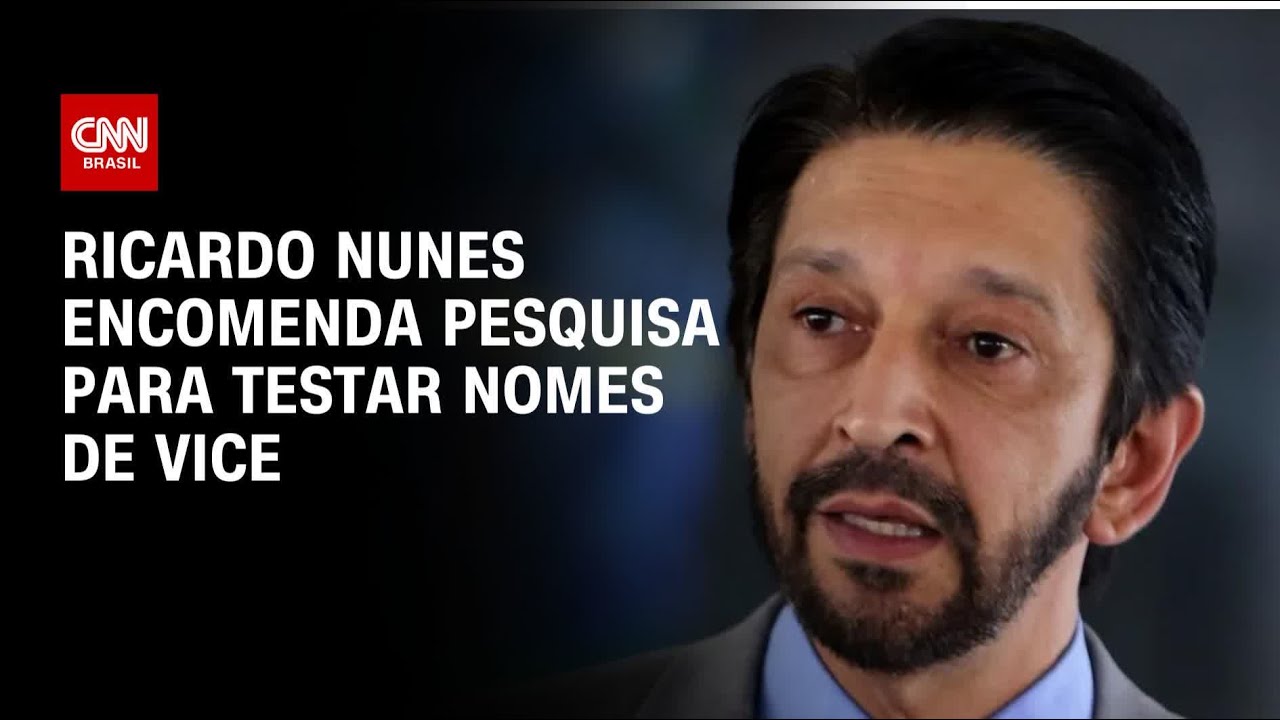 Ricardo Nunes encomenda pesquisa para testar nomes de vice | BASTIDORES ...
