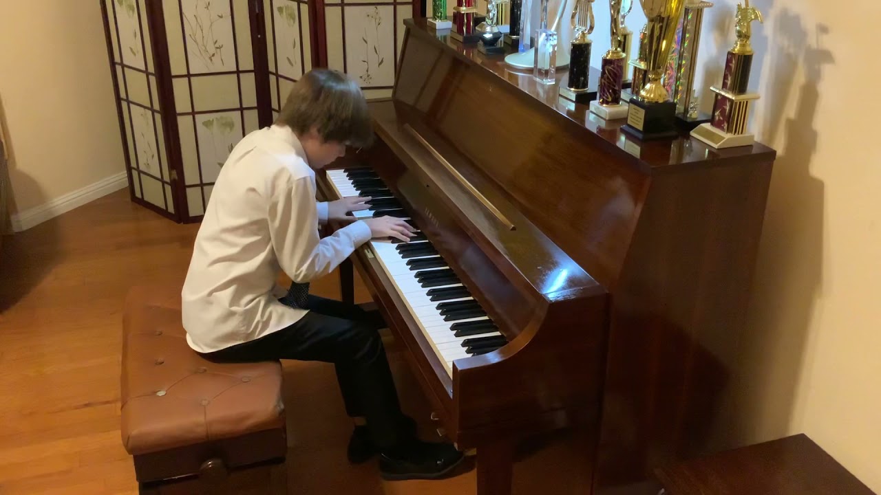 Nicholas Volkov is performing “Song of The Harp” by Burgmuller - YouTube