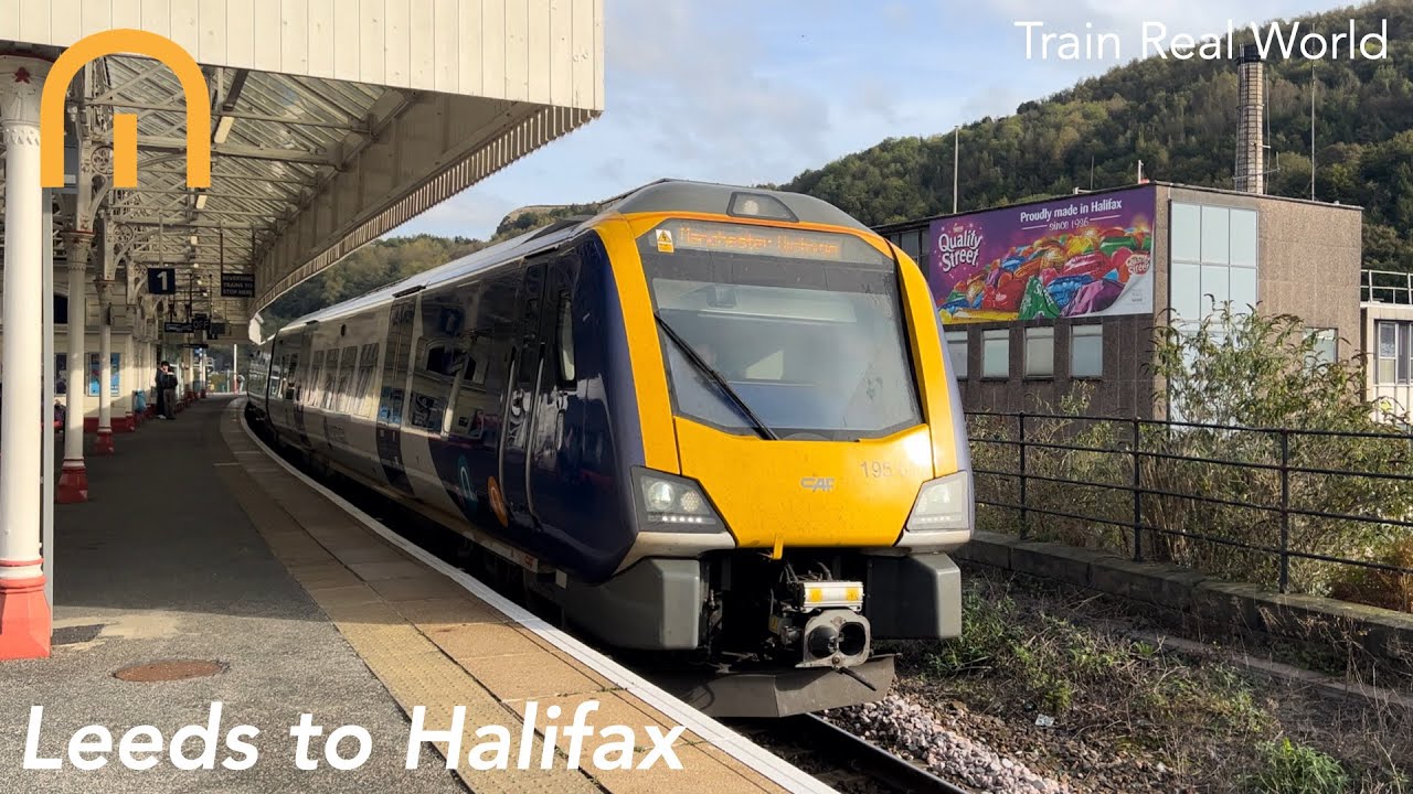 Leeds to Halifax on Northern Trains - YouTube