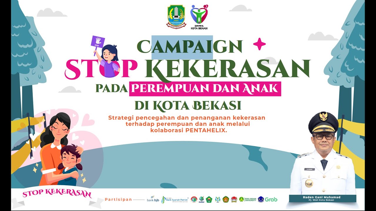 Campaign Stop Kekerasan pada Perempuan dan Anak di Kota Bekasi - YouTube