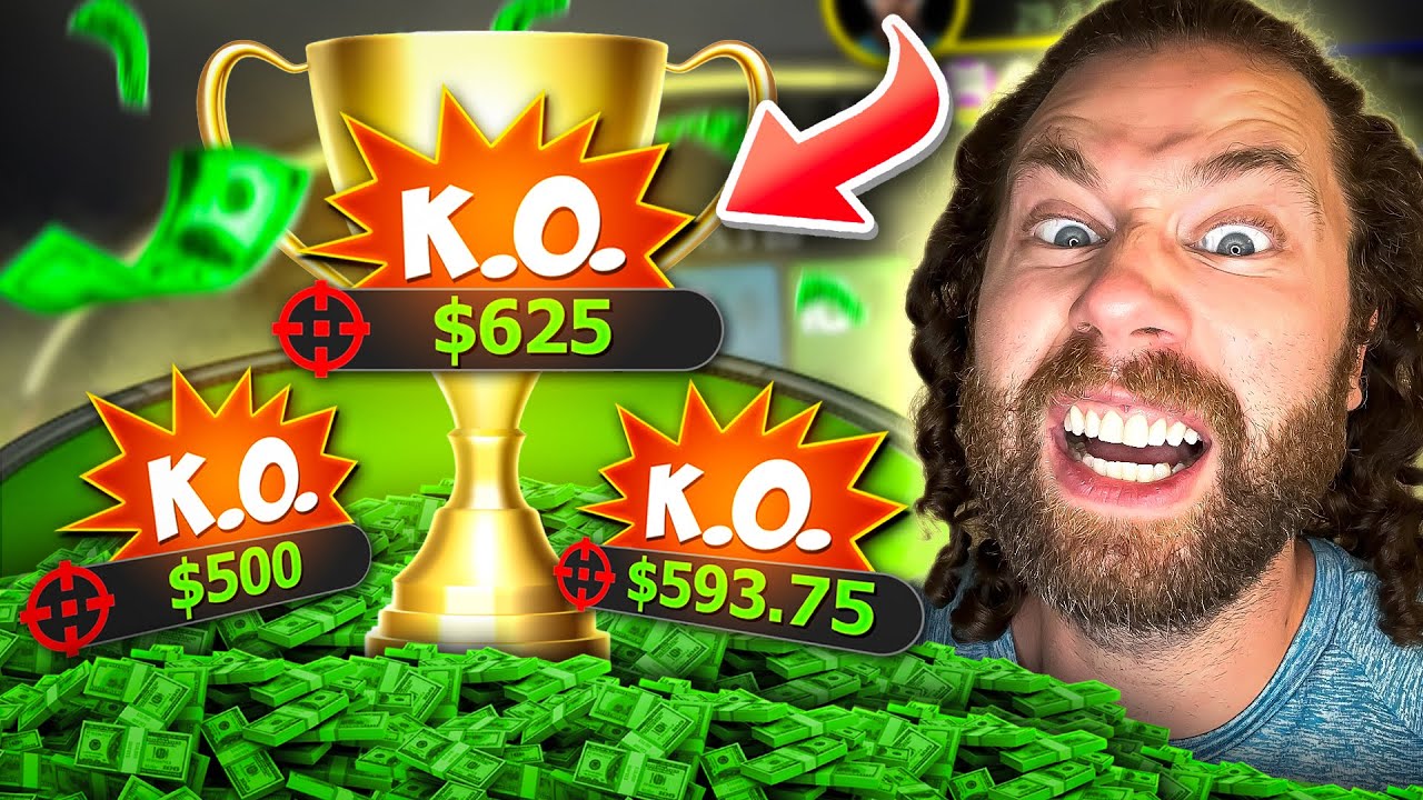 I'm SO CLOSE To Winning a High Roller Bounty Tournament + HUGE Bounties ...