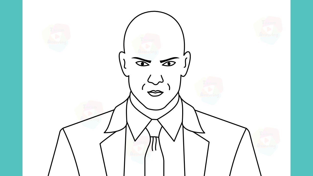 How to Draw Hitman 3 Step by Step Drawing - YouTube