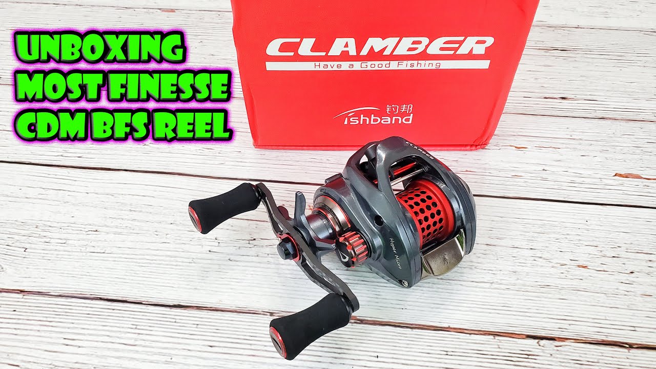Unboxing Fishband Clamber Hyper Micro BFS Reel - Super Light CDM Spool ...