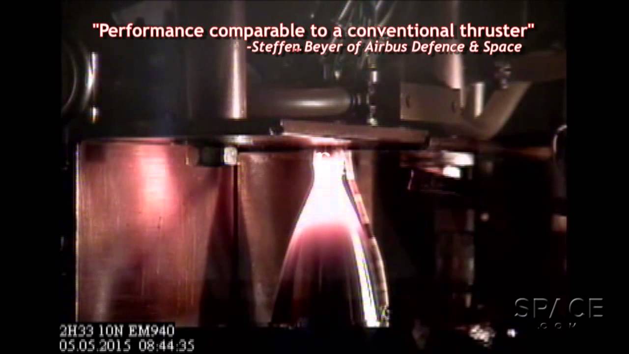 3D-Printed Platinum Spacecraft Thruster Passes Hot-Fire Tests | Video ...