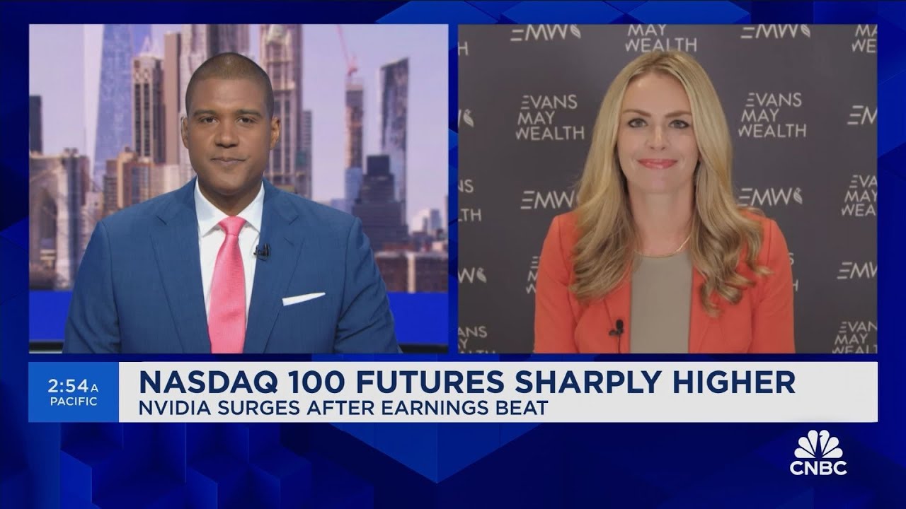 Evans: Feverish pace of the markets can continue thanks to Nvidia - YouTube