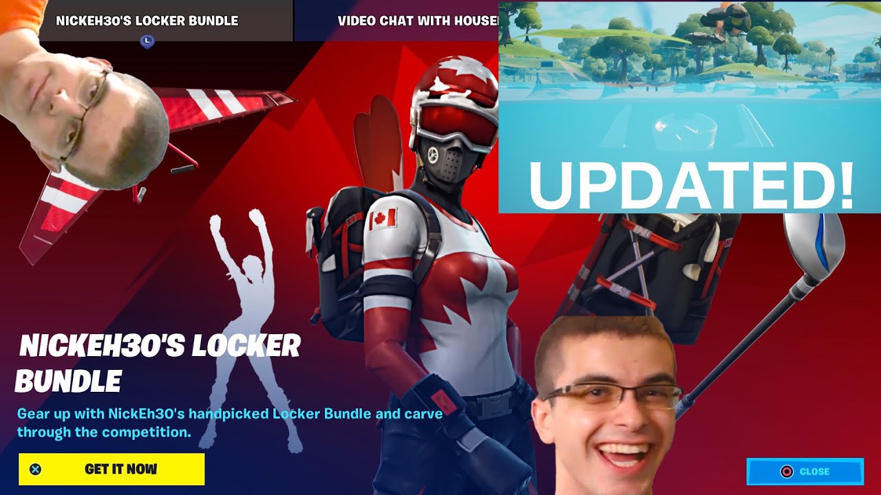 NEW NICKEH30 Locker Bundle in Fortnite! - YouTube