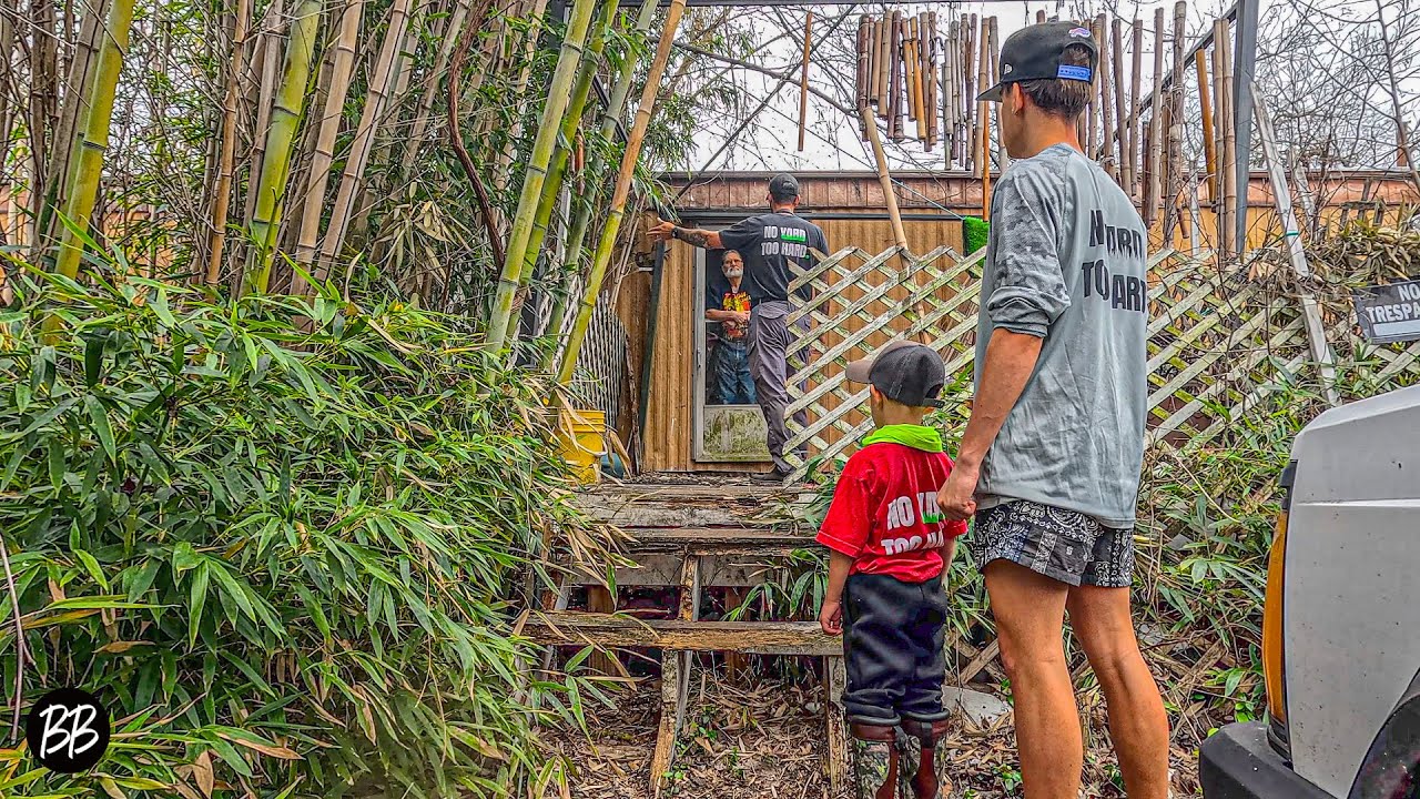 We Helped This DISABLED Couple And TRANSFORMED Their Yard...For FREE ...
