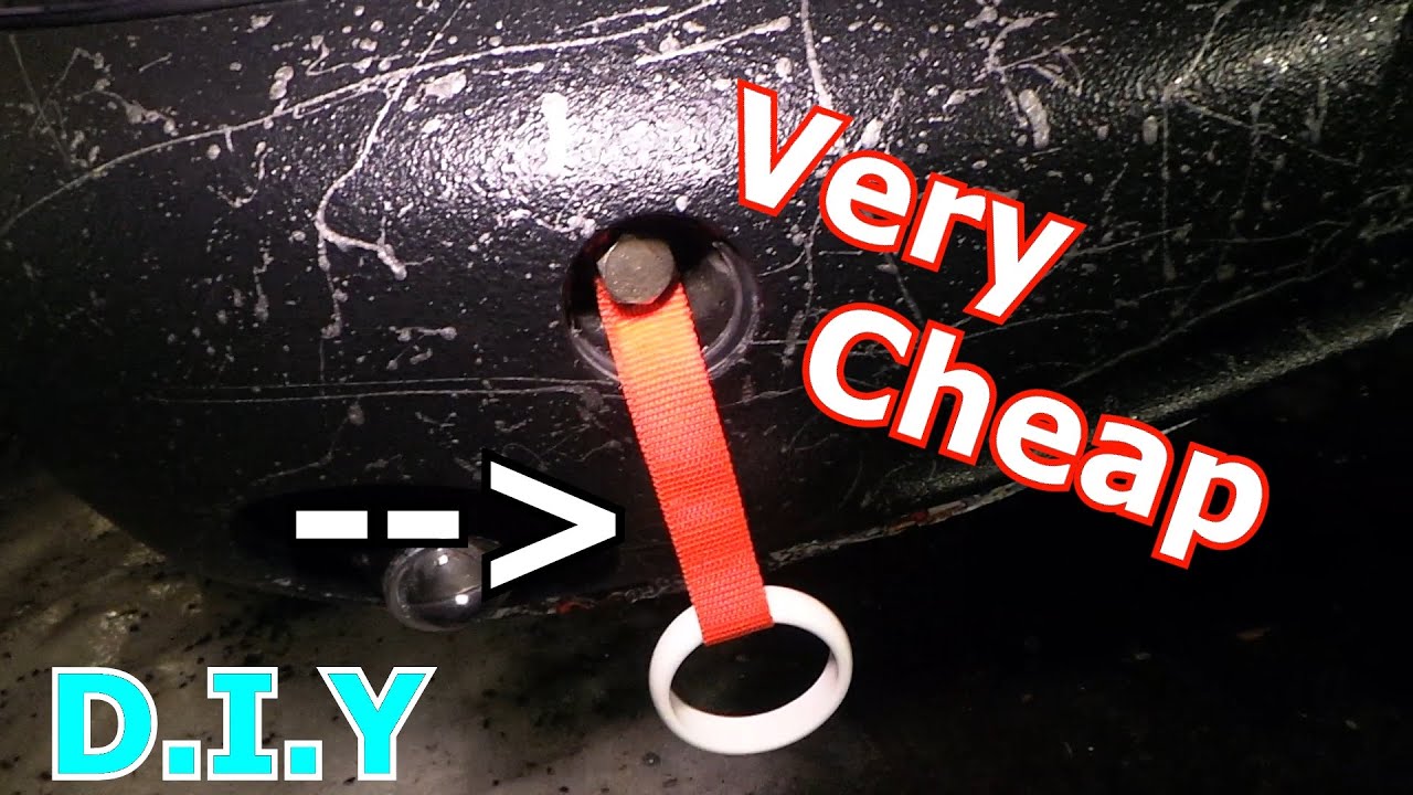 DIY: "Tsurikawa" JDM Style Tow Strap For Cheap - YouTube