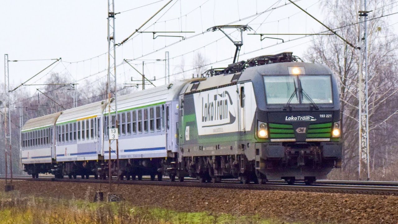Vectron (193 221) LokoTrain w służbie PKP Intercity - YouTube