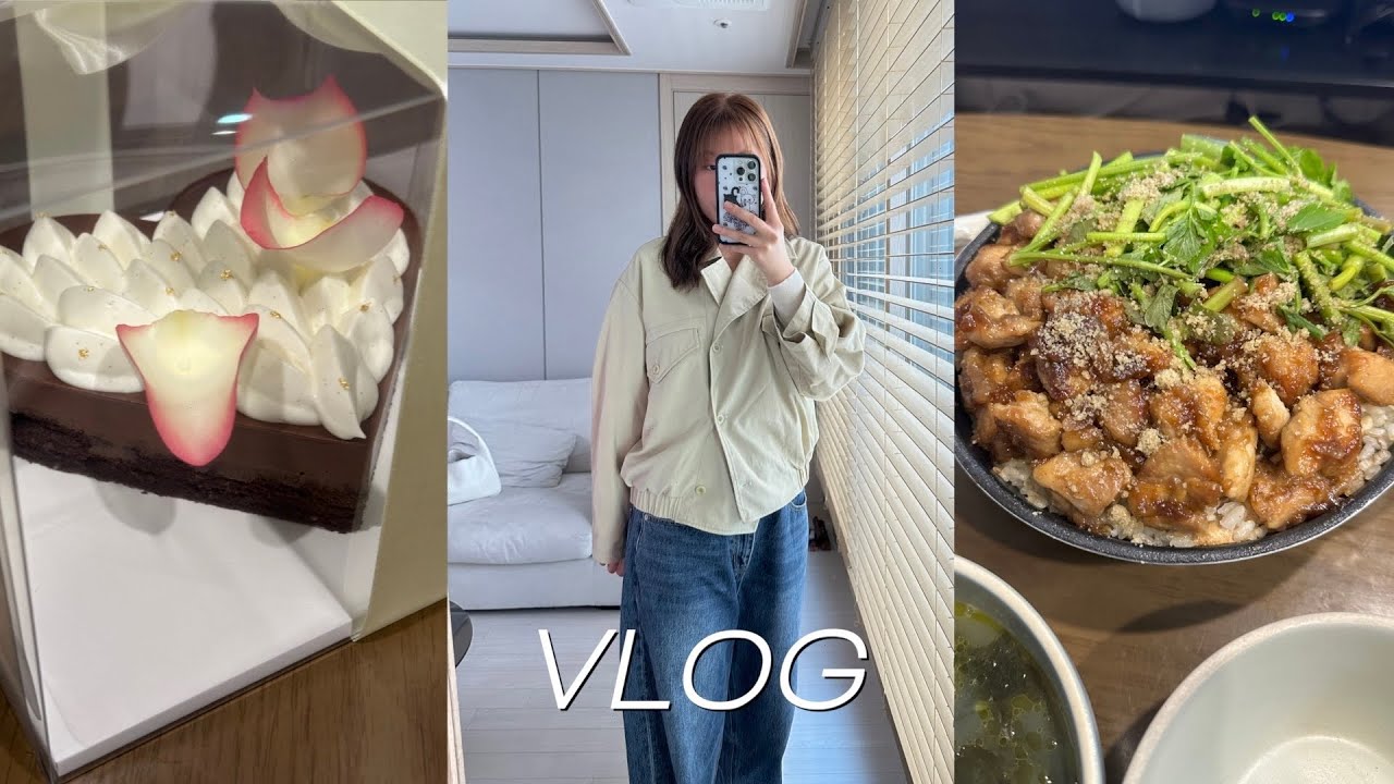 Vlog 주인 없는 집에서 생일 솥밥 차리기👩🏻🍳 아보카도 김치볶음밥 방어 막차 탑승 길거리토스트 닭매운탕 먹는 일상 브이로그 Youtube