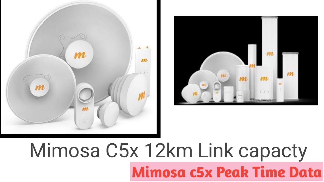 Mimosa C5X 12 KM Link Capacity - YouTube