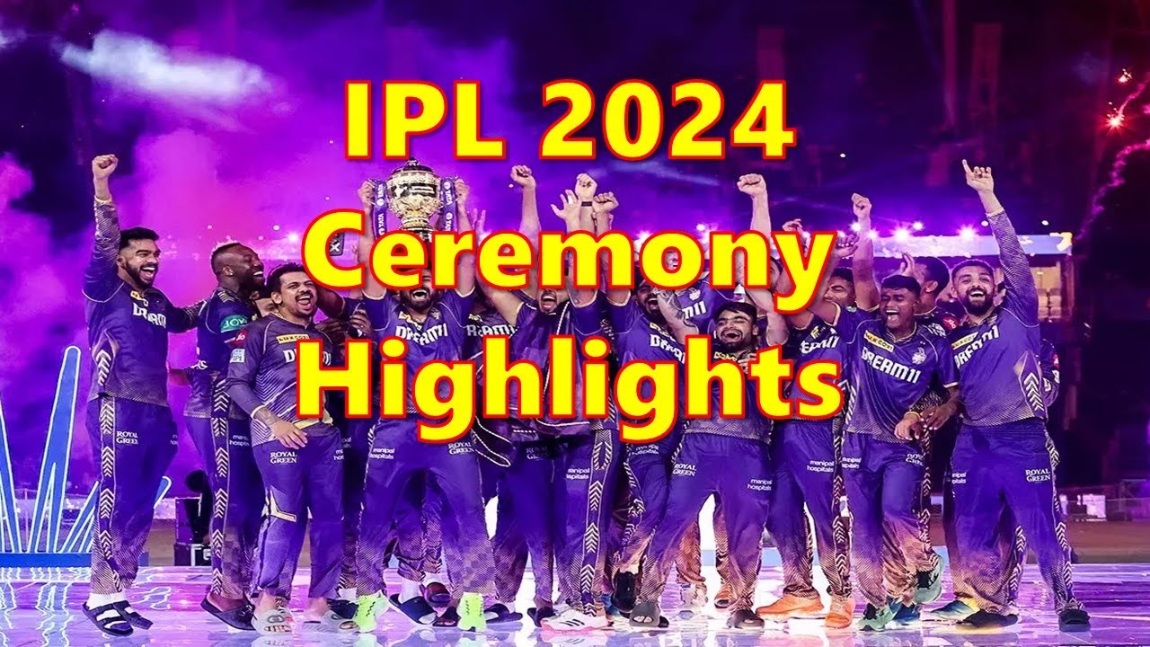 IPL 2024 Ceremony Highlights @TheBriefingBoard - YouTube