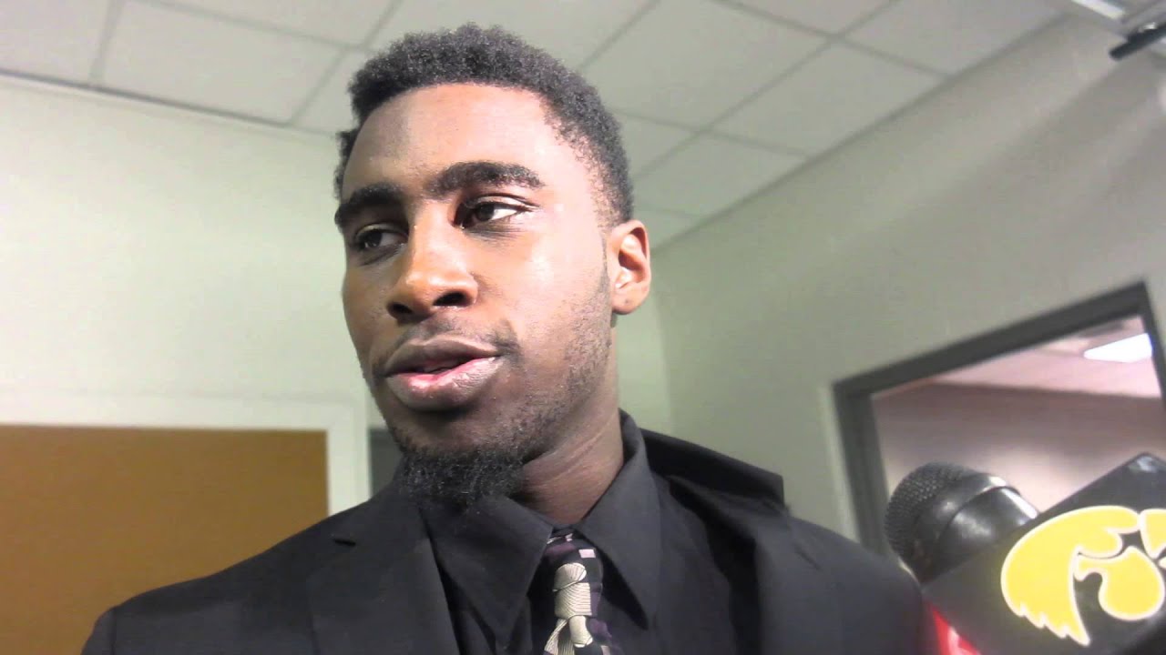 Iowa guard Anthony Clemmons after Ohio State loss - YouTube