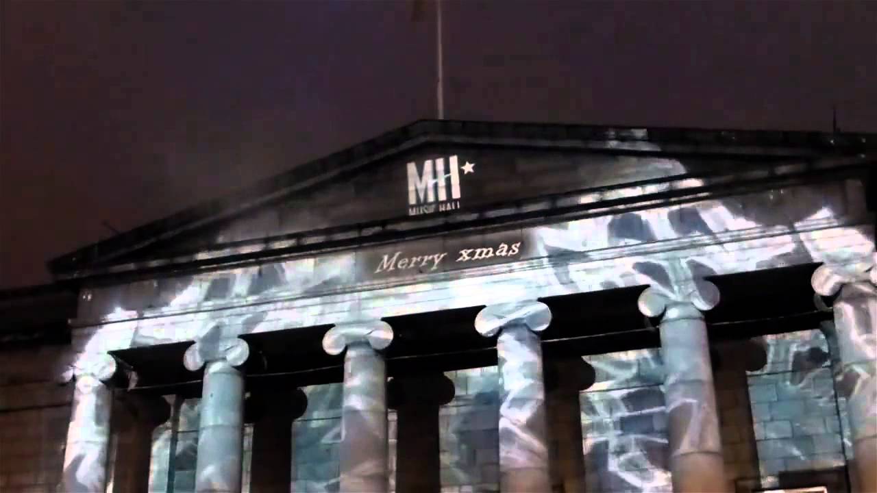 Commercial Holiday Decor: Projection Mapping on Exterior Facades - YouTube