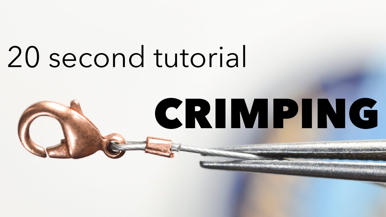 20 Sec Tutorial: Crimping - YouTube