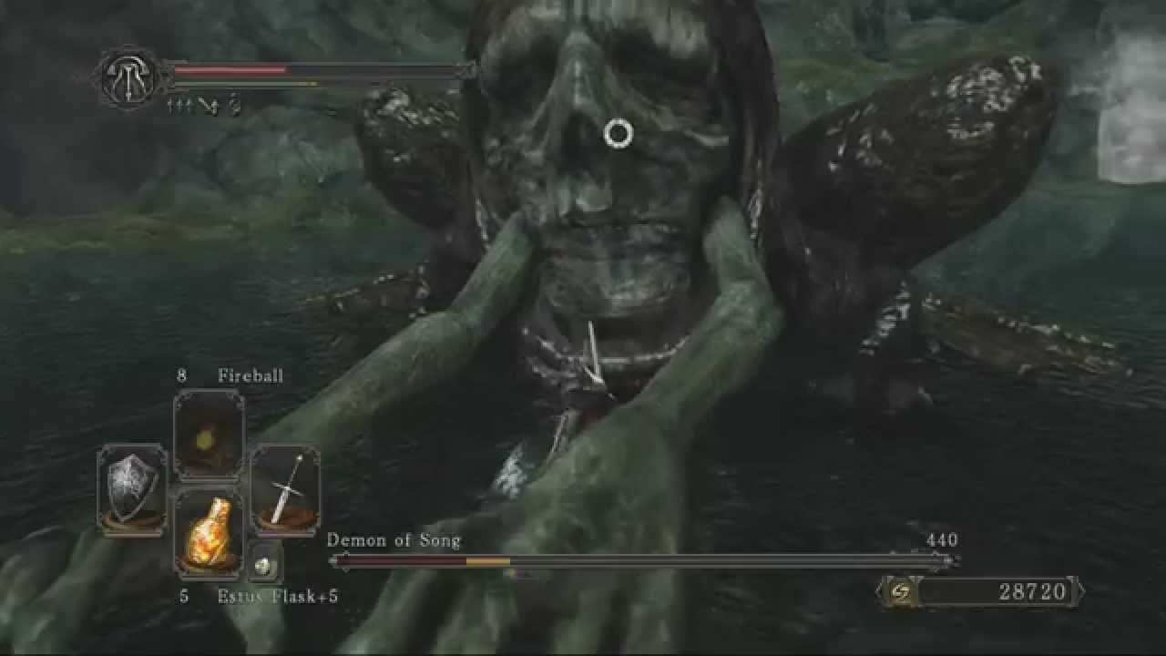 Dark Souls 2 - The Demon of Song - Shrine of Amana Boss #gross - YouTube
