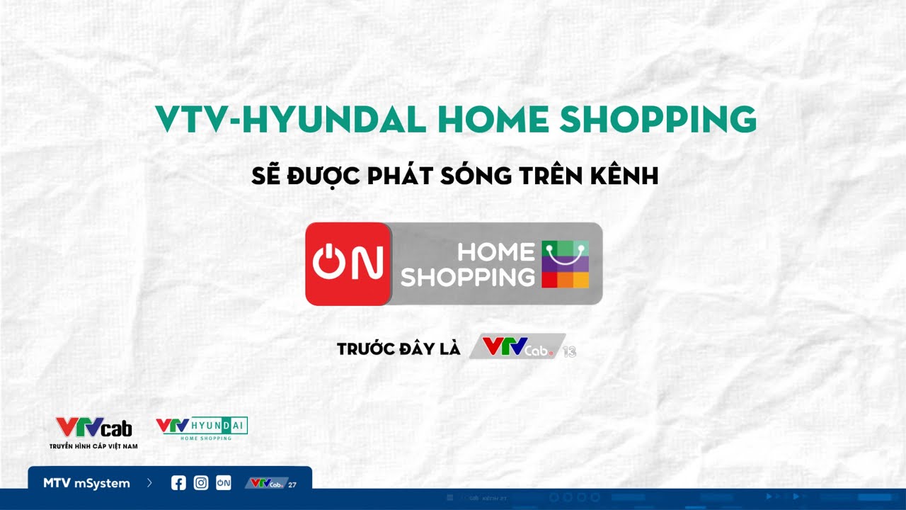 Thông báo tên gọi và biểu tượng mới kênh VTVcab 13 (2024) - YouTube