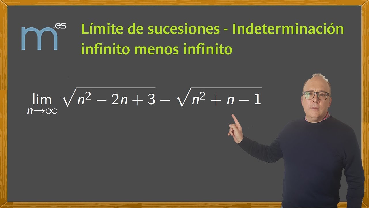 Límites de sucesiones, indeterminación infinito menos infinito con ...
