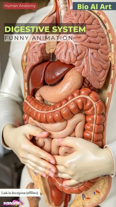 Digestive System Animation | Human Anatomy | Bio AI Art | 107 - YouTube