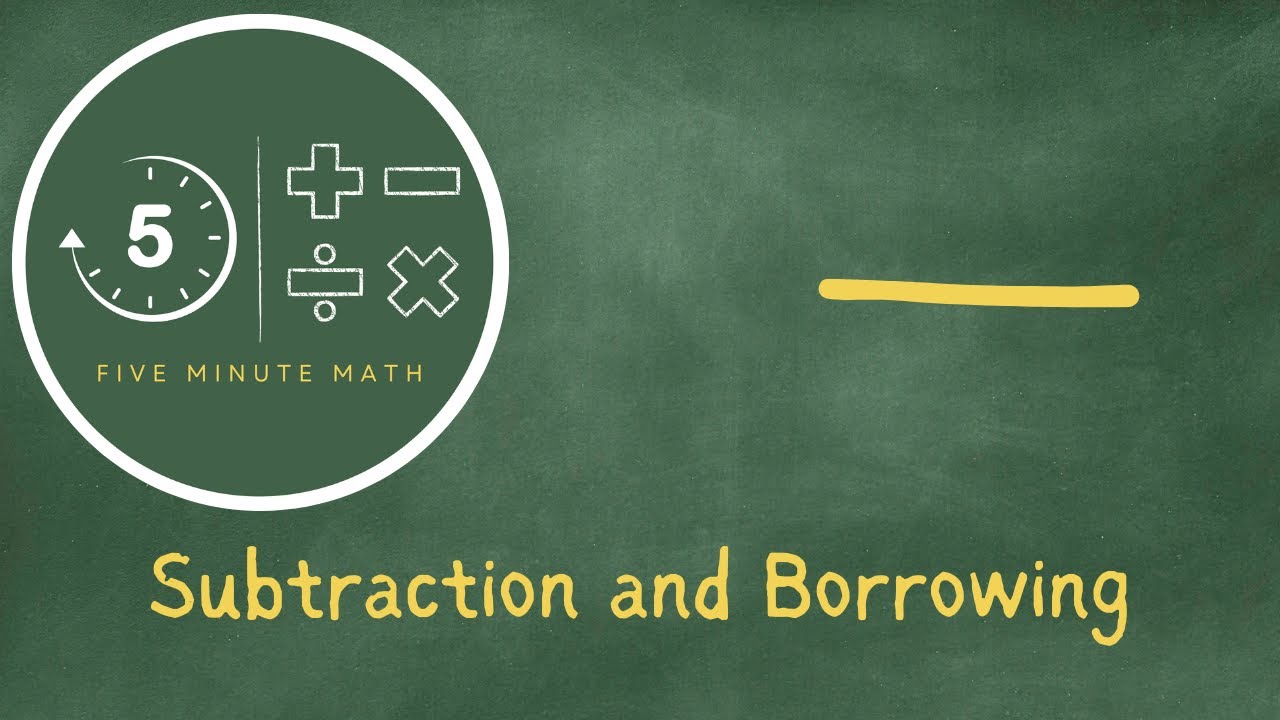 2-Digit Subtract 2-Digit | Column Subtraction | 5 Minute Math - YouTube