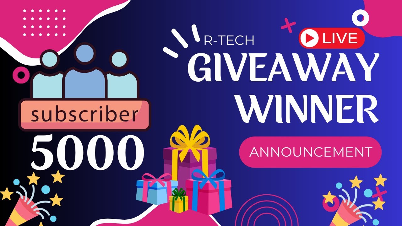 Live Announcement Giveaway , 5000 Subscriber Celebration #giveaway # ...