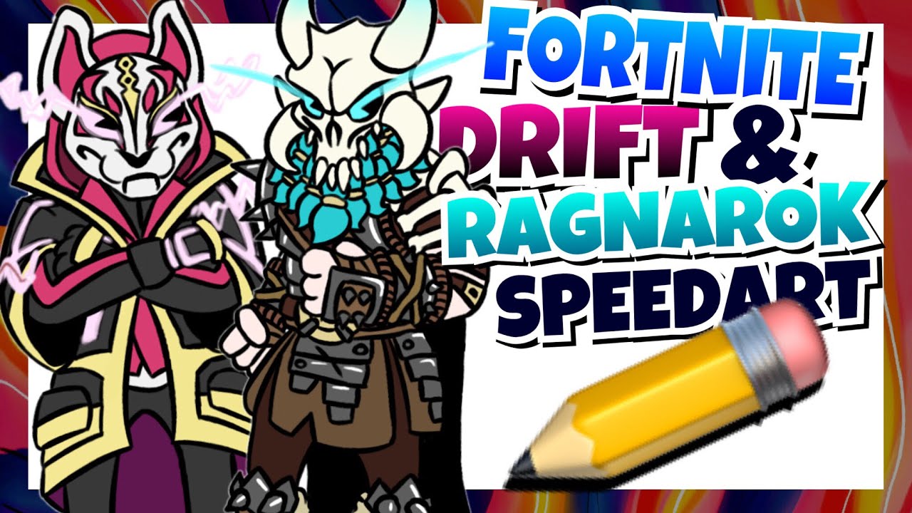 CARTOON SPEEDART - Drift and Ragnarok *Fortnite Season 5 Skins ...