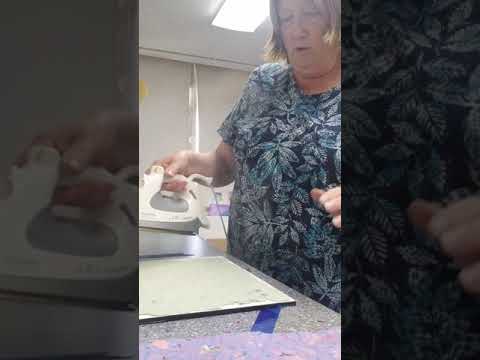 Flattening Handmade Paper - YouTube
