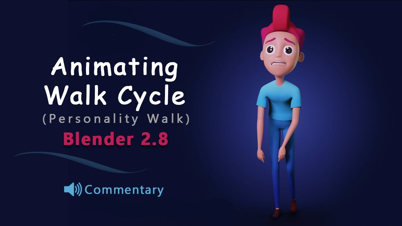 Animating Walk Cycle in Blender 2.8 - Commentary - YouTube