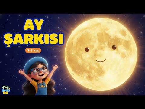 🌙 Hoppili Ay Şarkısı | ✨ Ay Dünyanın Uydusu | Anaokulu Şarkısı | Hoppili Çocuk Şarkıları