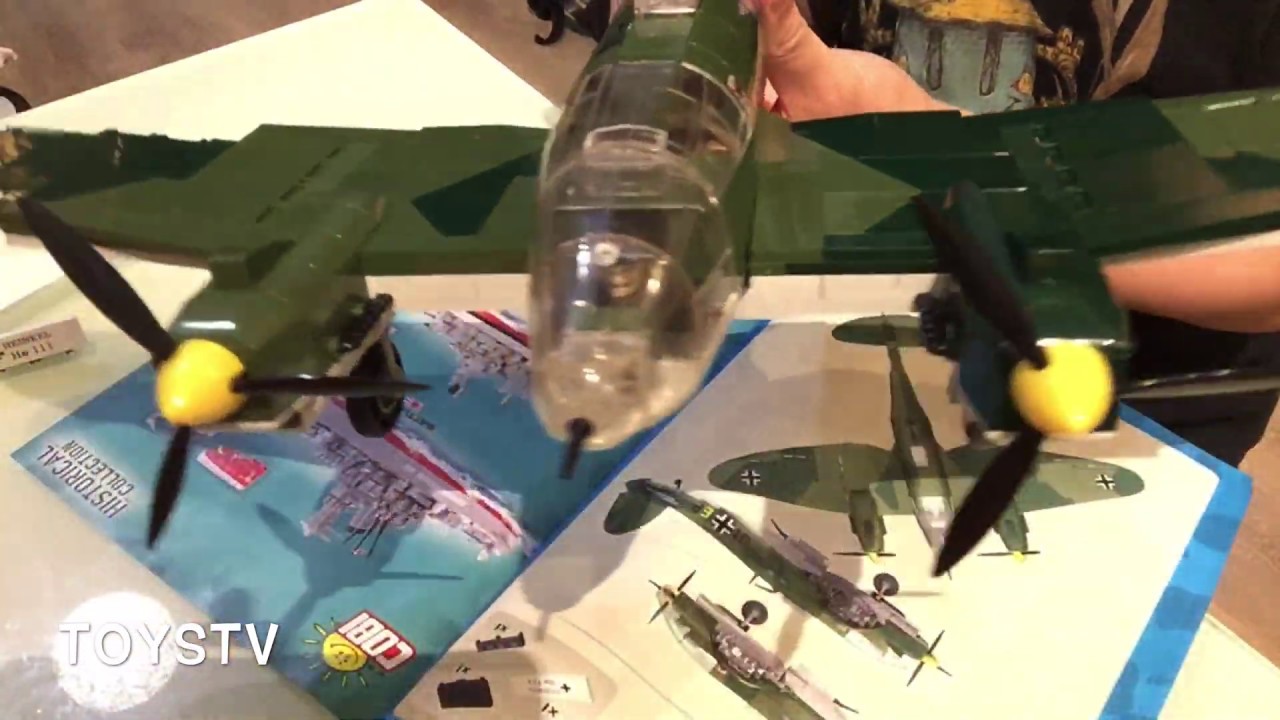 {玩具堂} SPEED BUILD: Cobi #5534 Heinkel He 111 P-4 German WWII Bomber ...