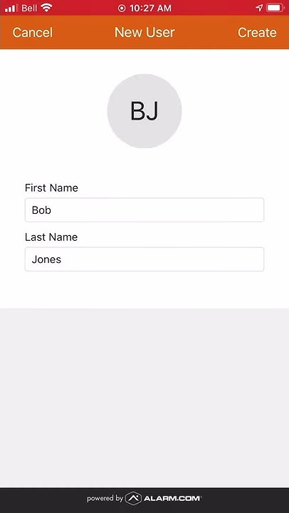 Alarm.com App - Adding Users - YouTube